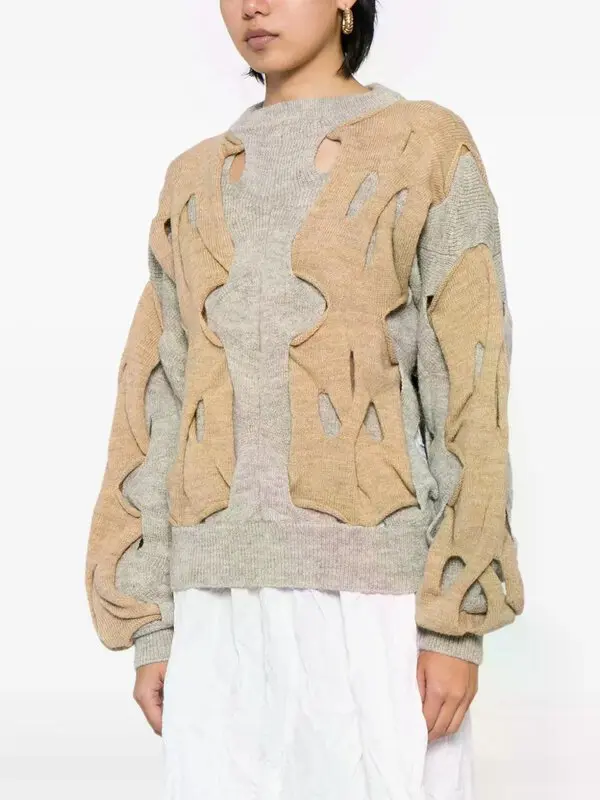 Toga Panelled Cut-out Jumper