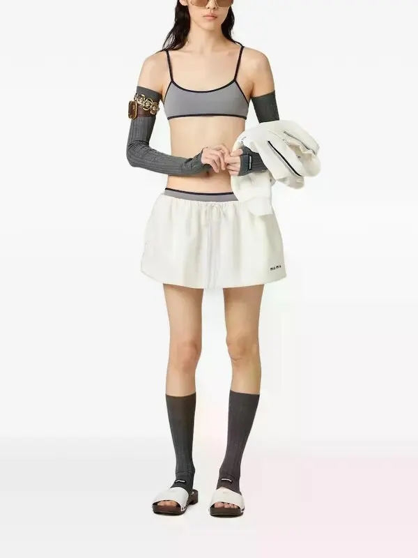 Miu Miu Technical Knit Bralette