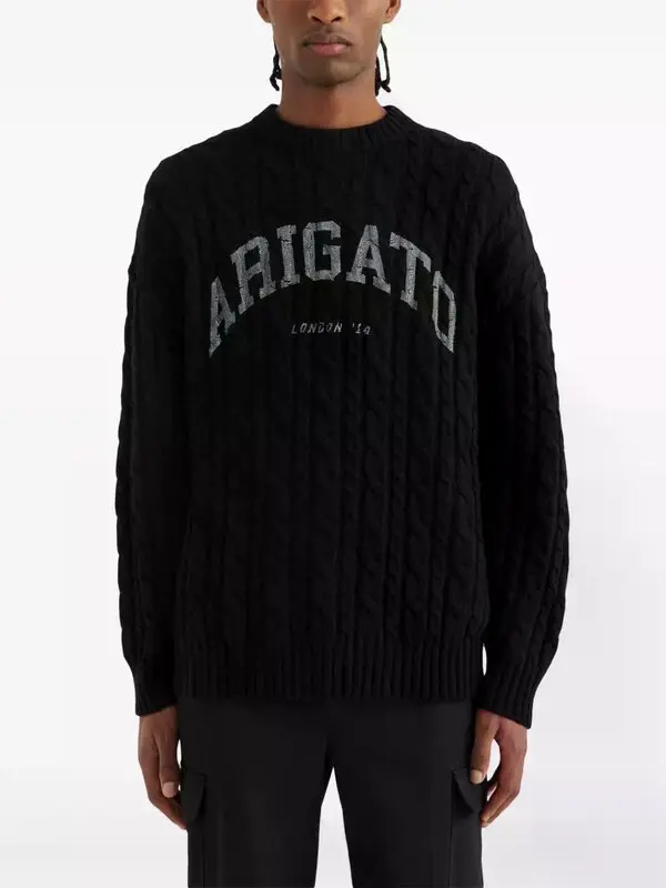 Axel Arigato Wool Blend Cable Knit Sweater