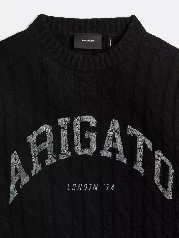 Axel Arigato Wool Blend Cable Knit Sweater