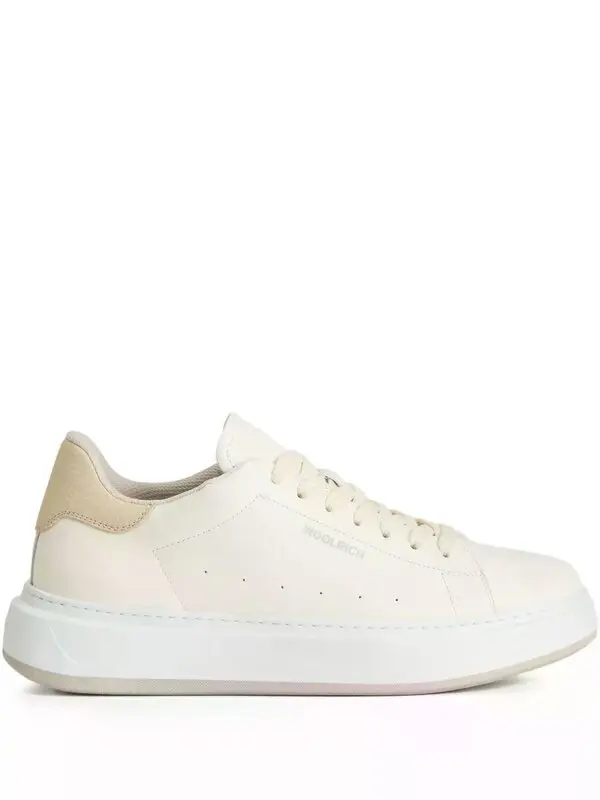 Woolrich Lace-up Sneakers With Perforated Detailing