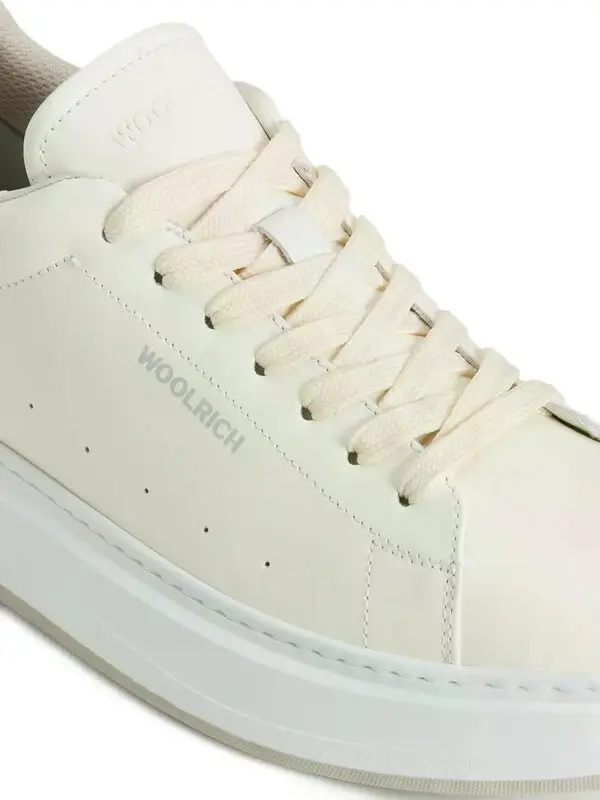 Woolrich Lace-up Sneakers With Perforated Detailing
