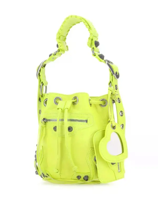 Balenciaga Le Cagole Xs Bucket Bag - Yellow