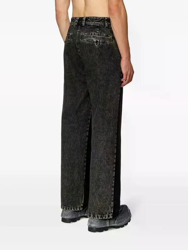 DIESEL® Panelled Virgin Wool Blend Trousers