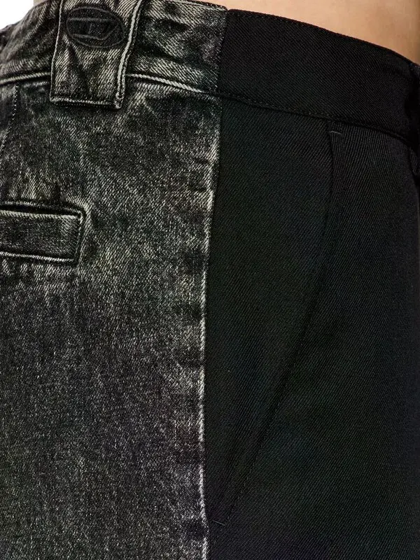 DIESEL® Panelled Virgin Wool Blend Trousers