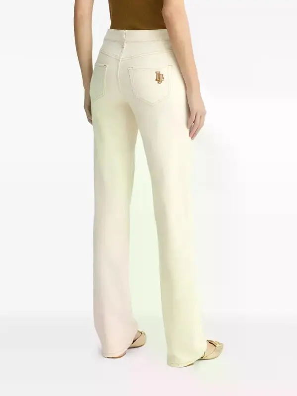 Liu Jo Straight-leg Jeans With Logo Plaque