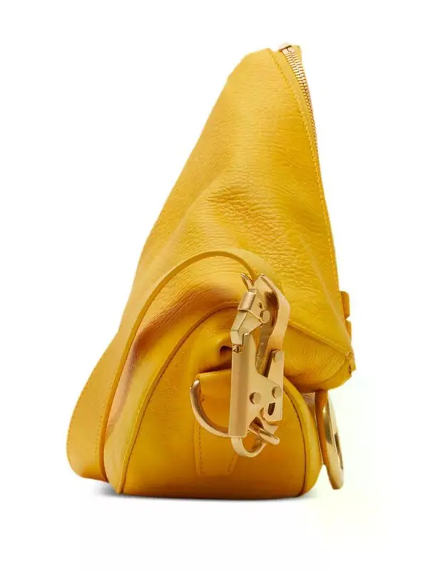 Burberry Zip-up Leather Shoulder Bag