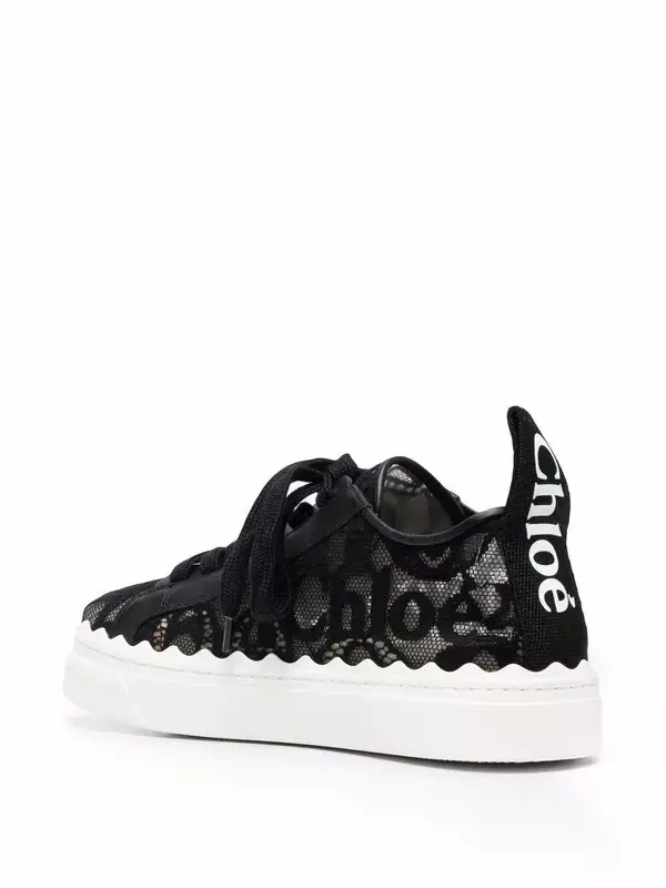 Chloé Lauren Lace Low-top Sneakers