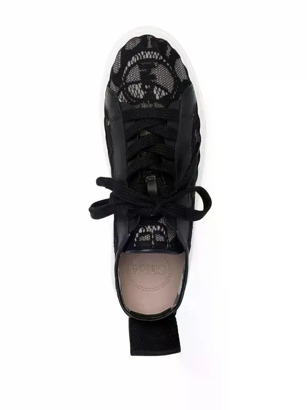 Chloé Lauren Lace Low-top Sneakers