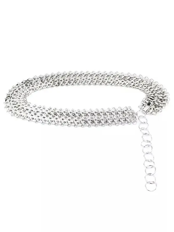 Rabanne Chainmail Adjustable Belt - Silver