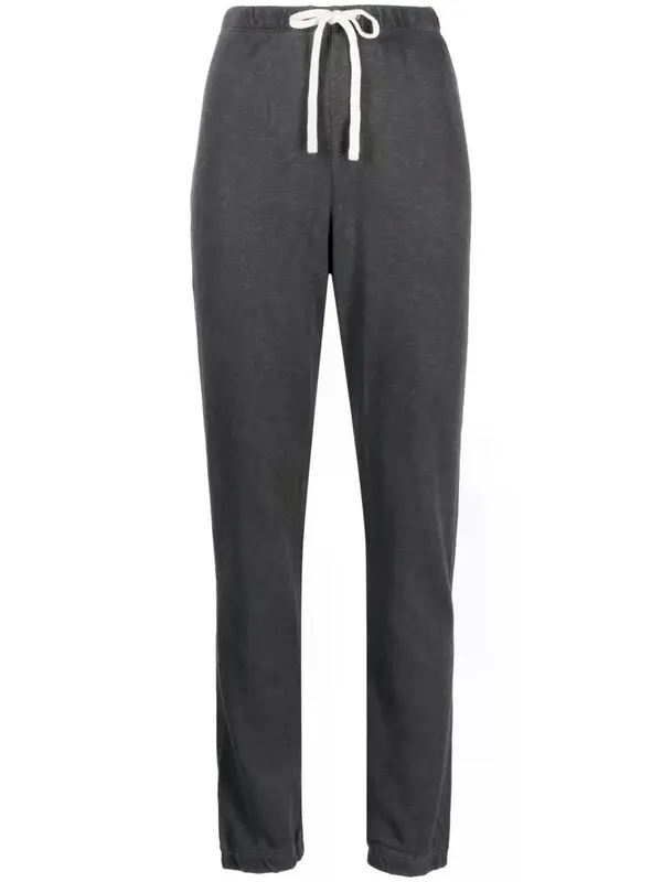 JAMES PERSE Cotton Jersey Track Pants - Grey