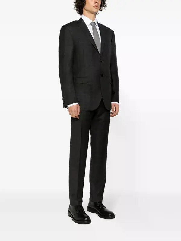 Corneliani Checked Single-breasted Suit