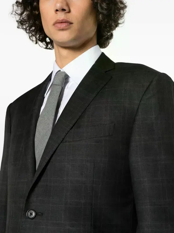 Corneliani Checked Single-breasted Suit