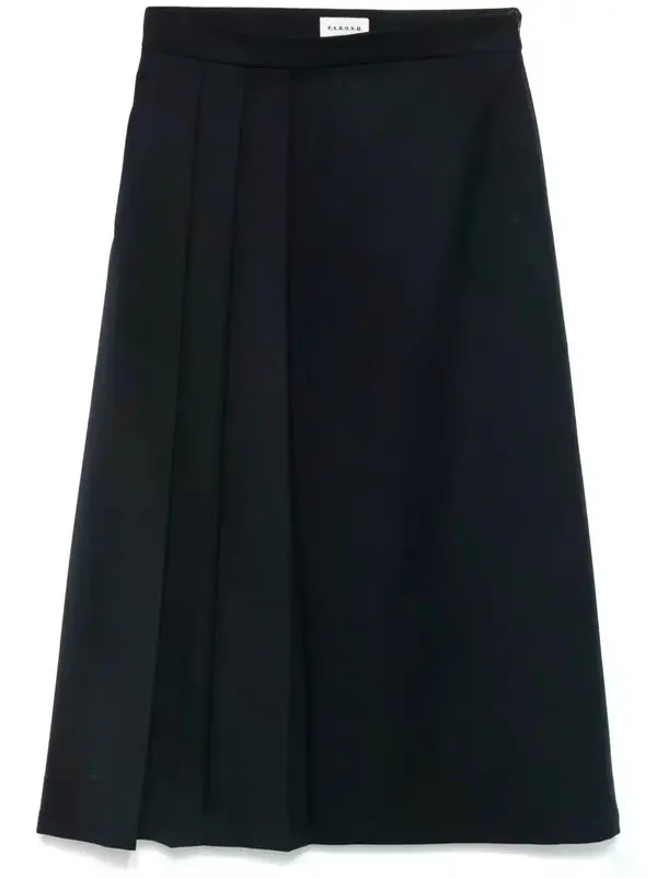 P.a.r.o.s.h Pleated Midi Skirt