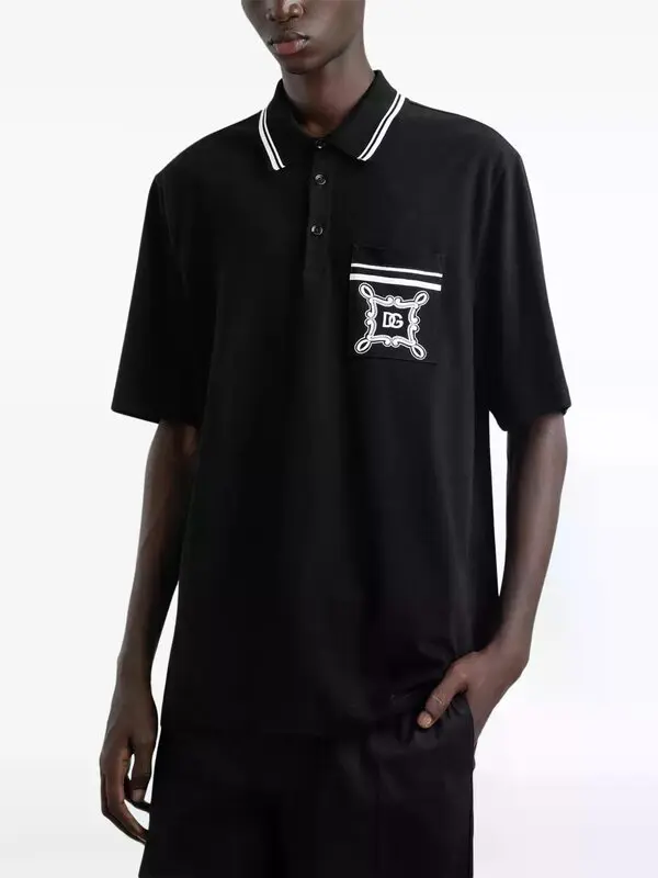 Dolce & Gabbana Logo-print Polo Shirt