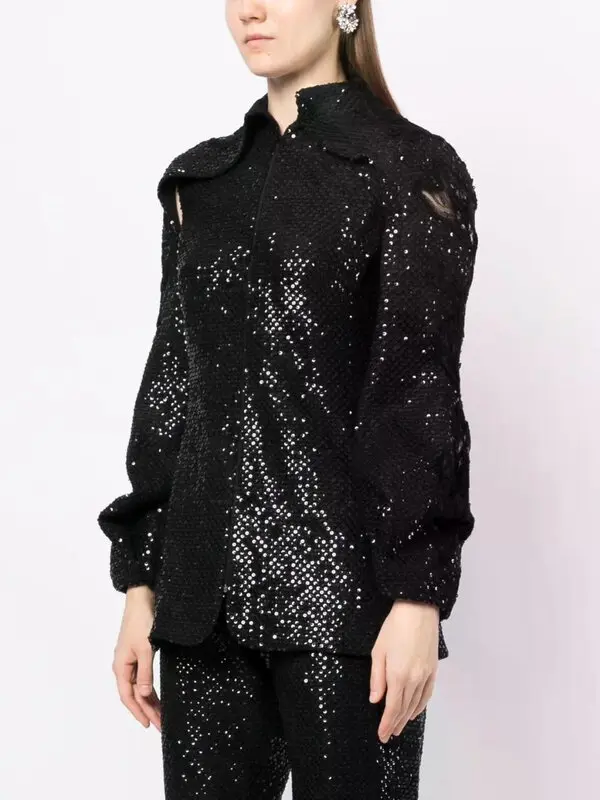 SAIID KOBEISY Sequin Embellished Jacket