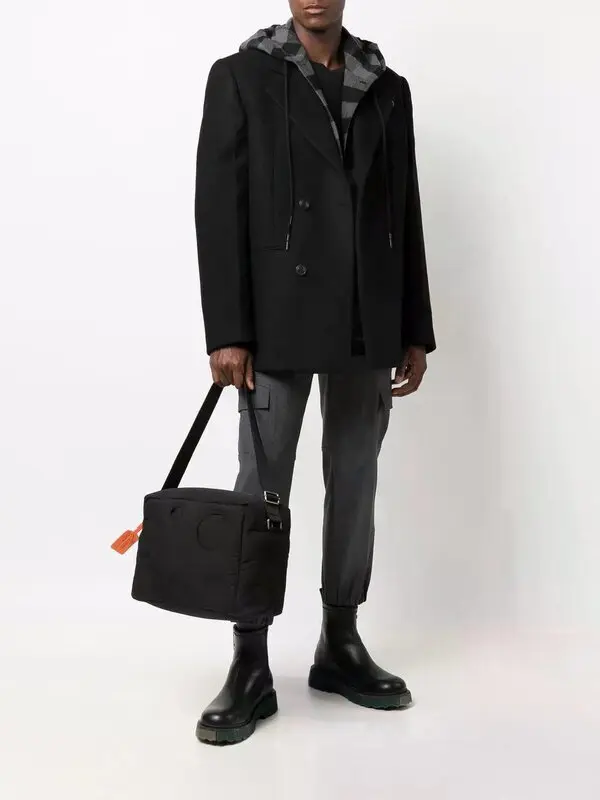 Off-White Double-breasted Short Coat