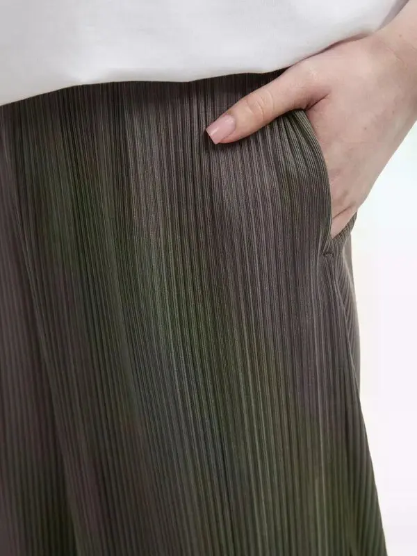 B+AB Ribbed Wide-leg Trousers