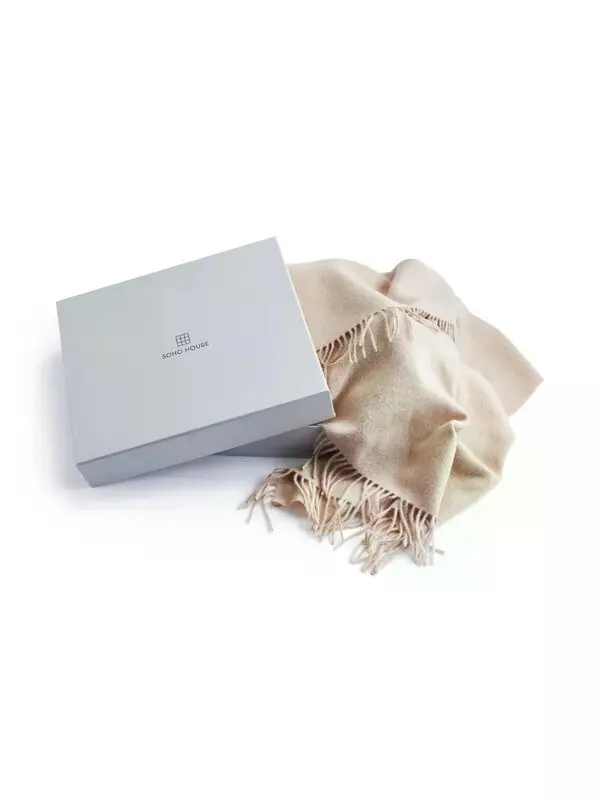 SOHO HOME Maria Alpaca Throw Blanket - Neutrals