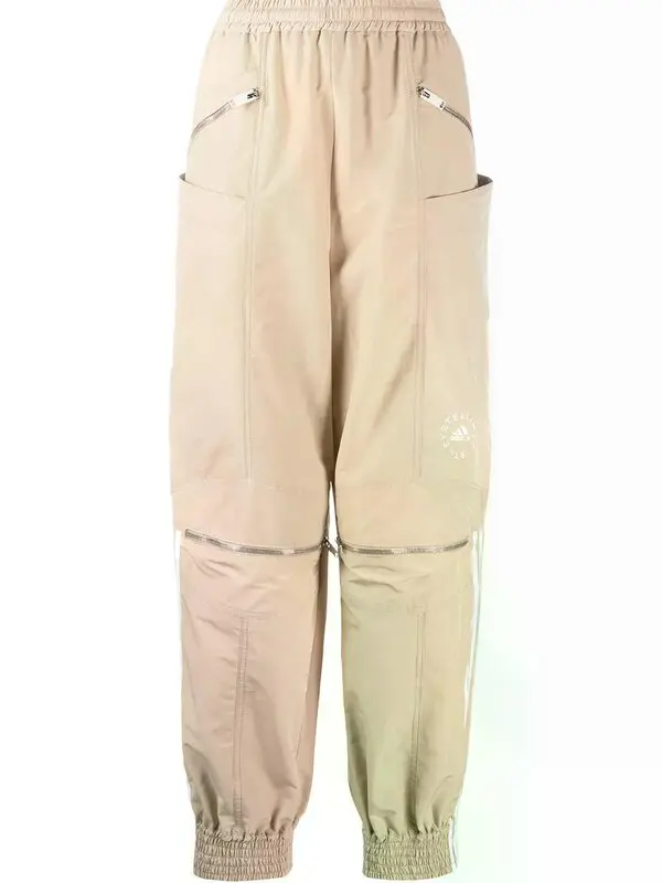 Stella McCartney Logo Stripe Zip Front Track Pants