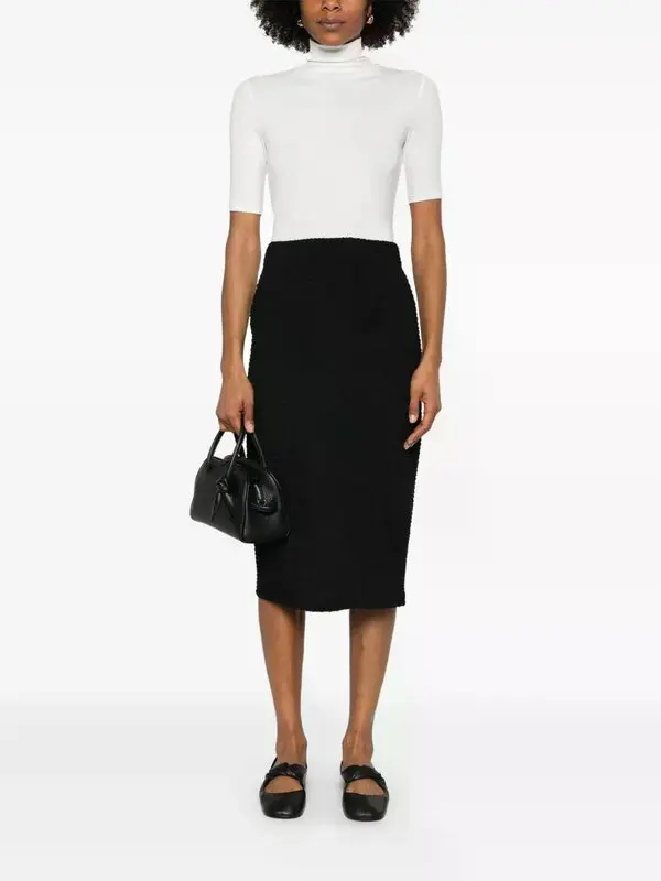 Vince Smocked Midi Skirt
