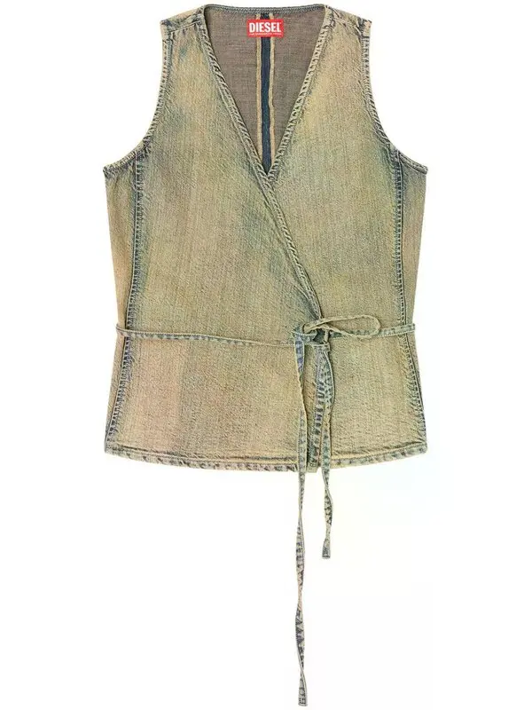 DIESEL® De-vern Wrap Top