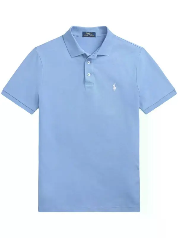 Polo Ralph Lauren Polo Pony Embroidered Polo Shirt - Blue