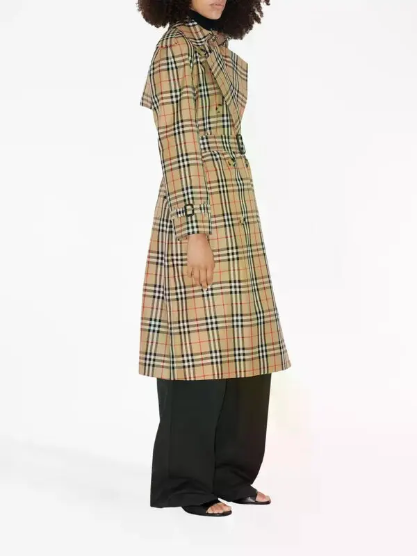 Burberry Vintage Check Trench Coat