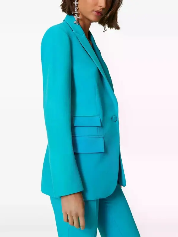 TWINSET Cady Texture Blazer - Blue