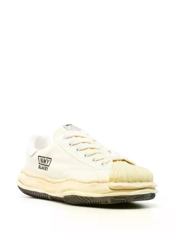 Mihara Yasuhiro Blakey Canvas Sneakers - Neutrals
