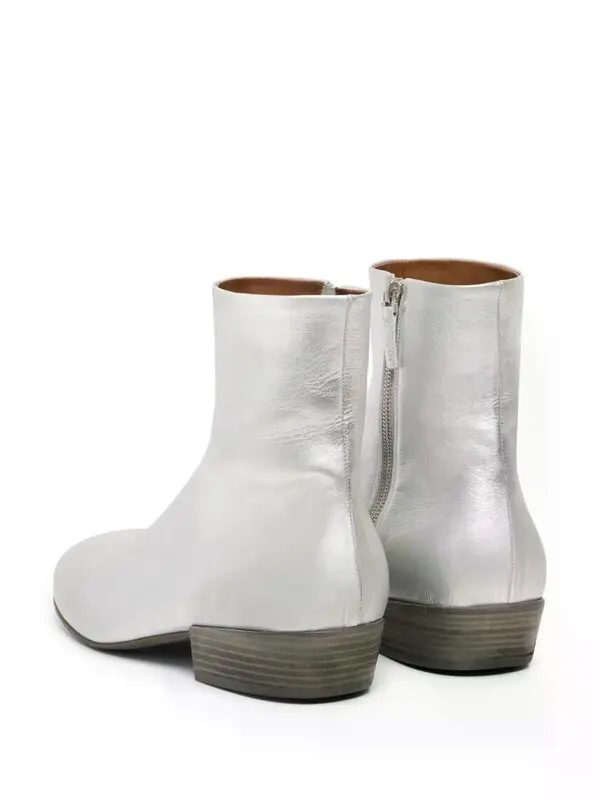 Marsèll Granblocco Metallic-leather Ankle Boots