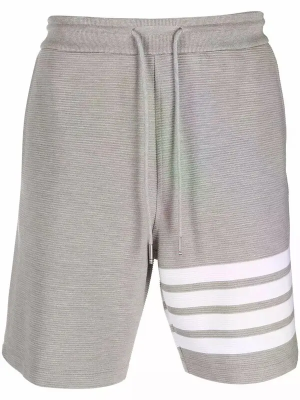 Thom Browne Cotton Signature 4-bar Sweatshorts