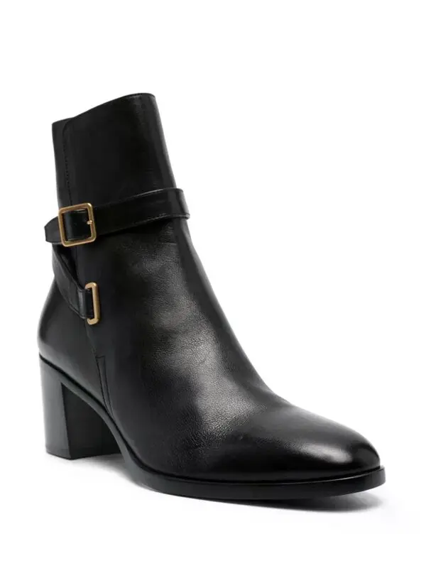 Saint Laurent Dorian Buckled Biker Boots