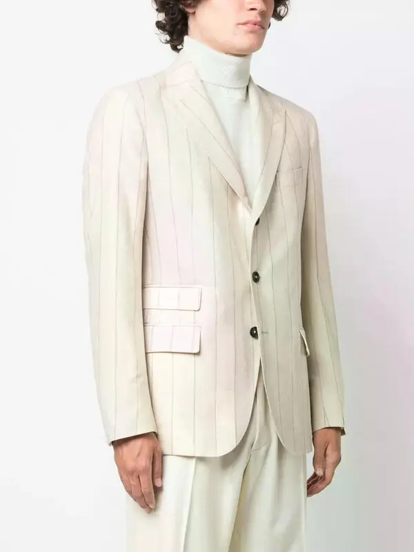 Eleventy Pinstriped Single-breasted Blazer