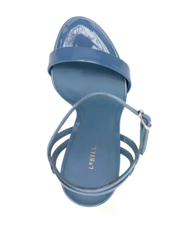 LE SILLA Patent Leather Stiletto Sandals