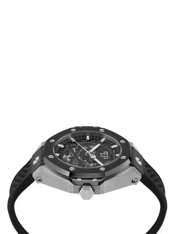 Philipp Plein Skeleton Dial Stainless Steel Automatic Watch