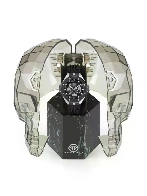 Philipp Plein Skeleton Dial Stainless Steel Automatic Watch