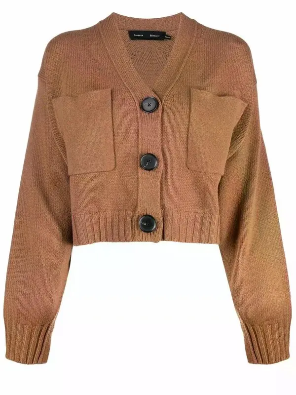 Proenza Schouler Eco Cashmere V-neck Cardigan - Brown