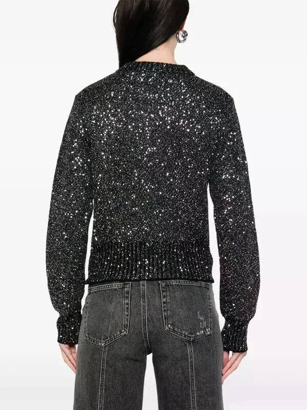 GOLDEN GOOSE Sequinned Crew Neck Sweater