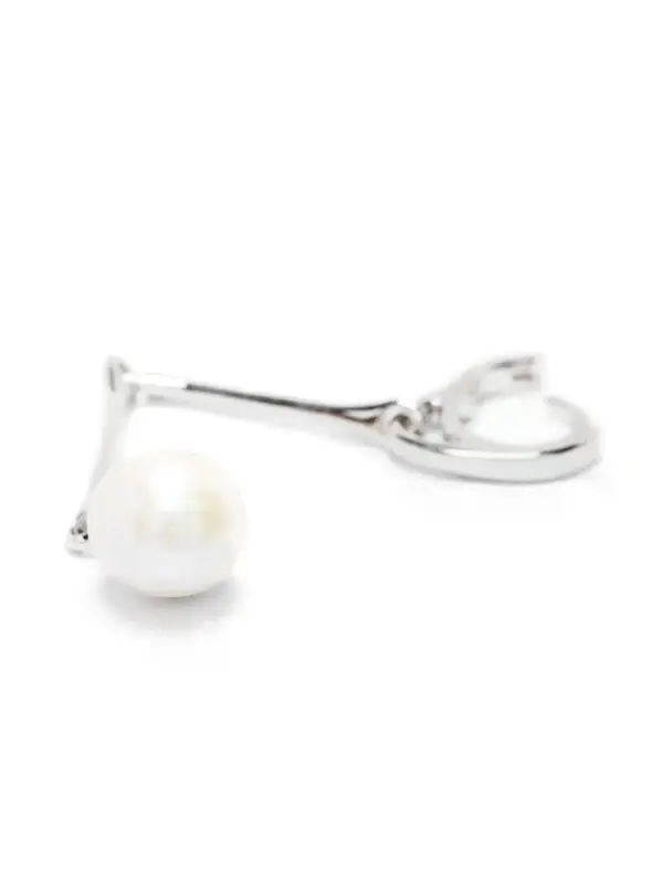 MARIA BLACK Star Pearl Drop Earring