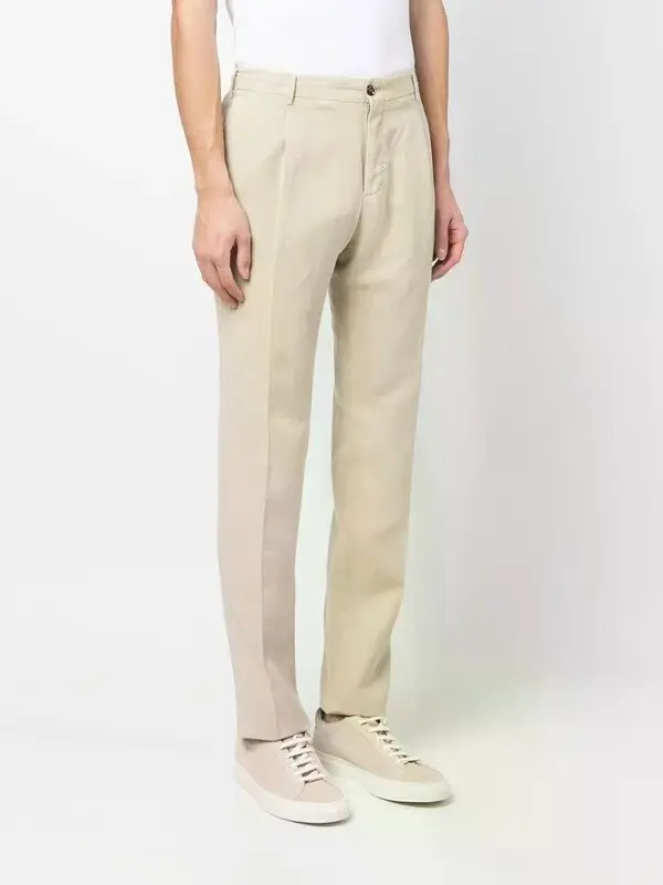 PT TORINO Pressed-crease Straight Trousers