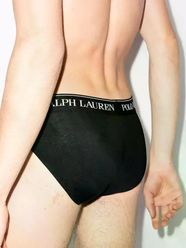 Polo Ralph Lauren Elastic Logo-detail Briefs