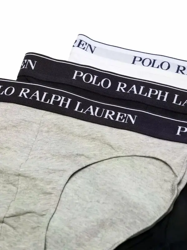 Polo Ralph Lauren Elastic Logo-detail Briefs