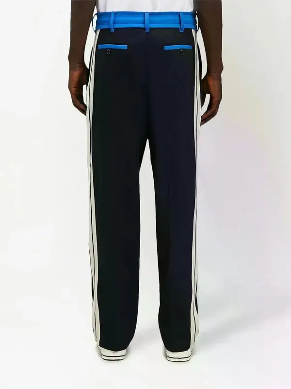 Palm Angels Belted Track Pants - Blue