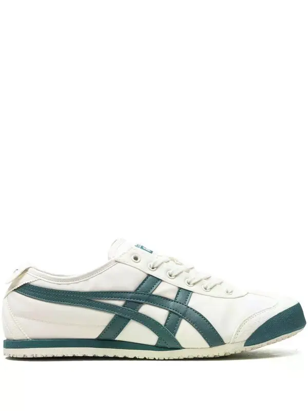 Onitsuka Tiger Mexico 66 Cream Velvet Pine Sneakers - White