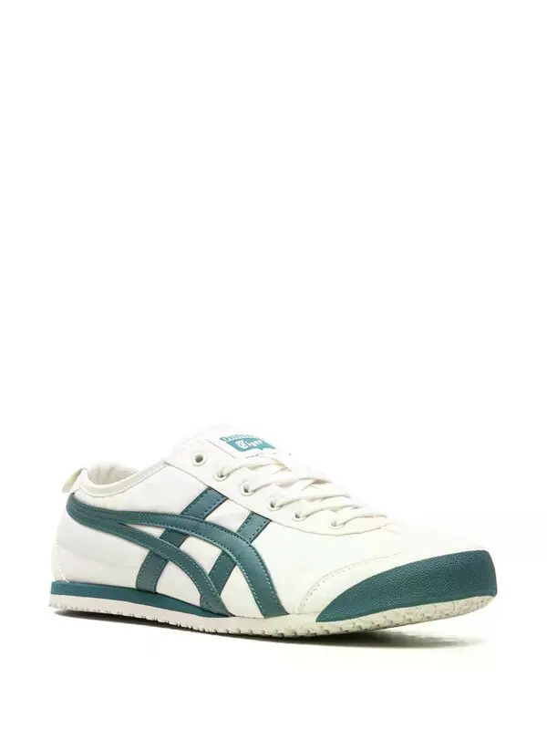 Onitsuka Tiger Mexico 66 Cream Velvet Pine Sneakers - White
