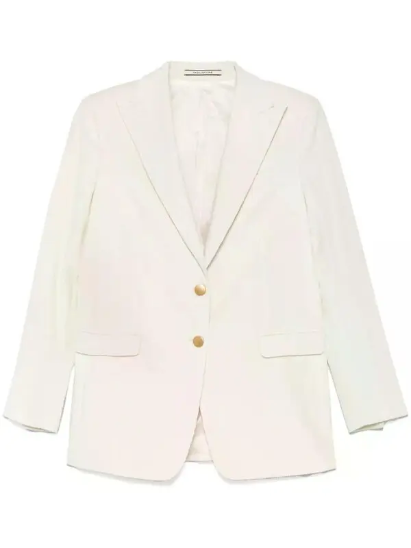 Tagliatore Bertha Ivory Corduroy Blazer