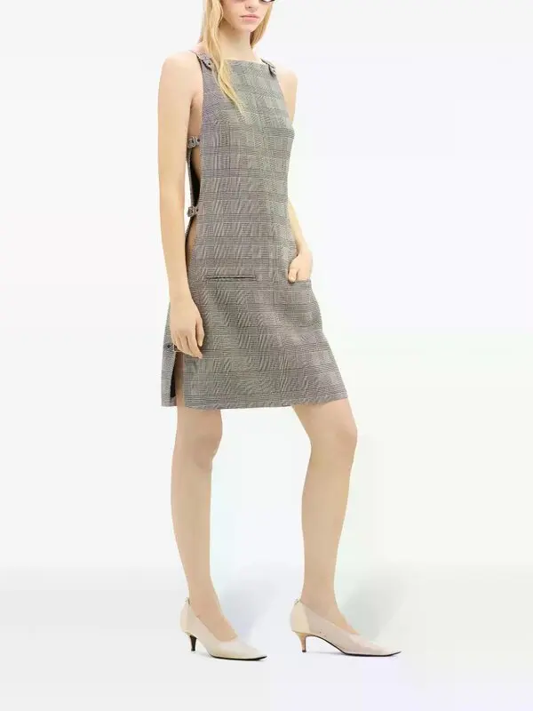 COURREGES Prince Of Wales Checked Mini Dress
