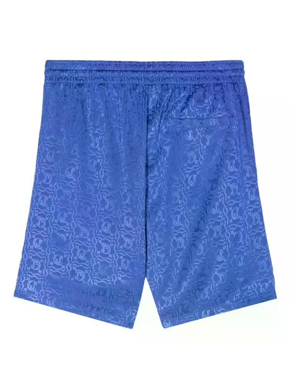 Just Cavalli Jacquard Logo Track Shorts