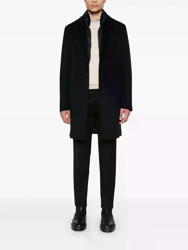 BARBA NAPOLI Virgin Wool-cashmere Blend Fog Coat